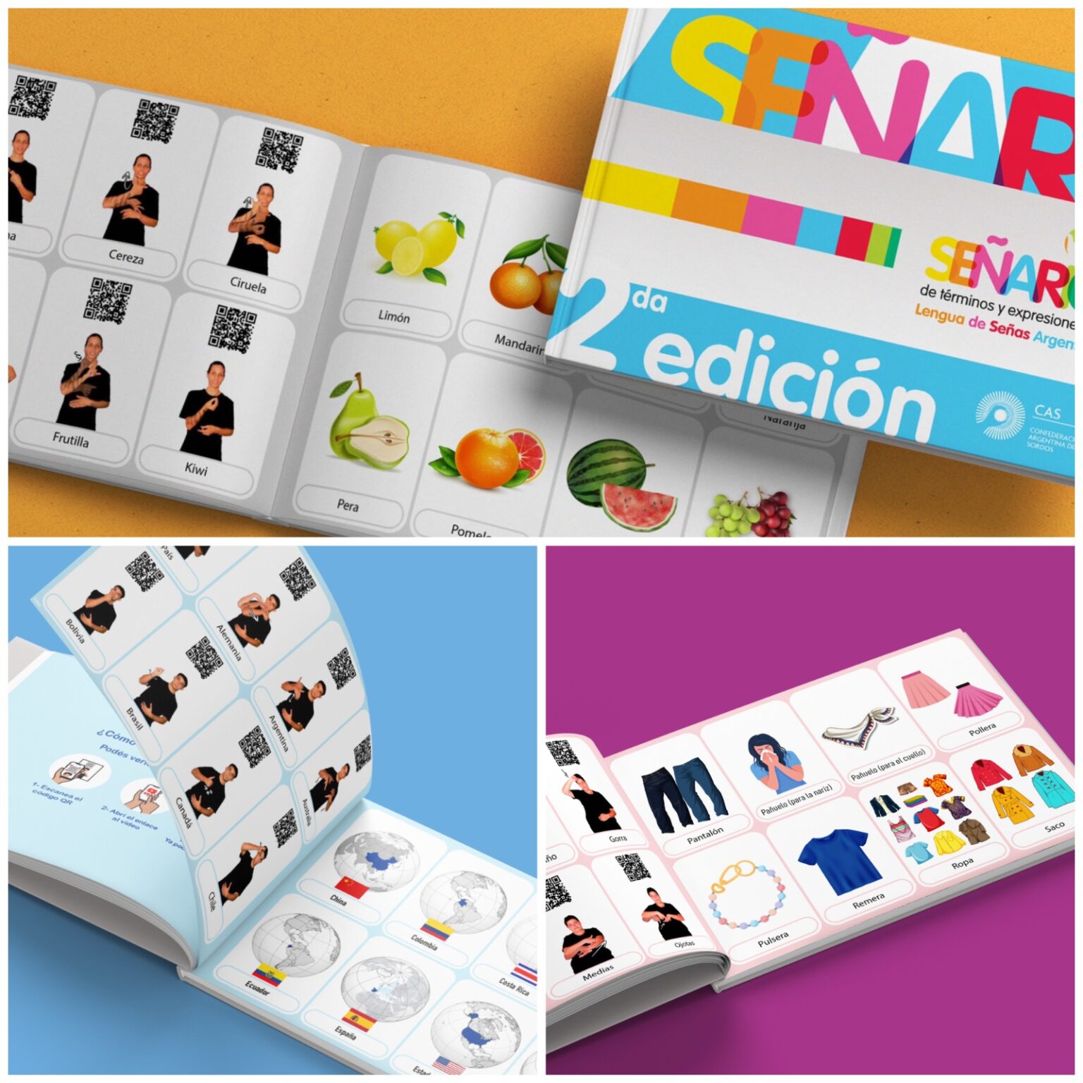 Señario de términos y expresiones en Lengua de Señas Argentina Vol. 2 – CAS